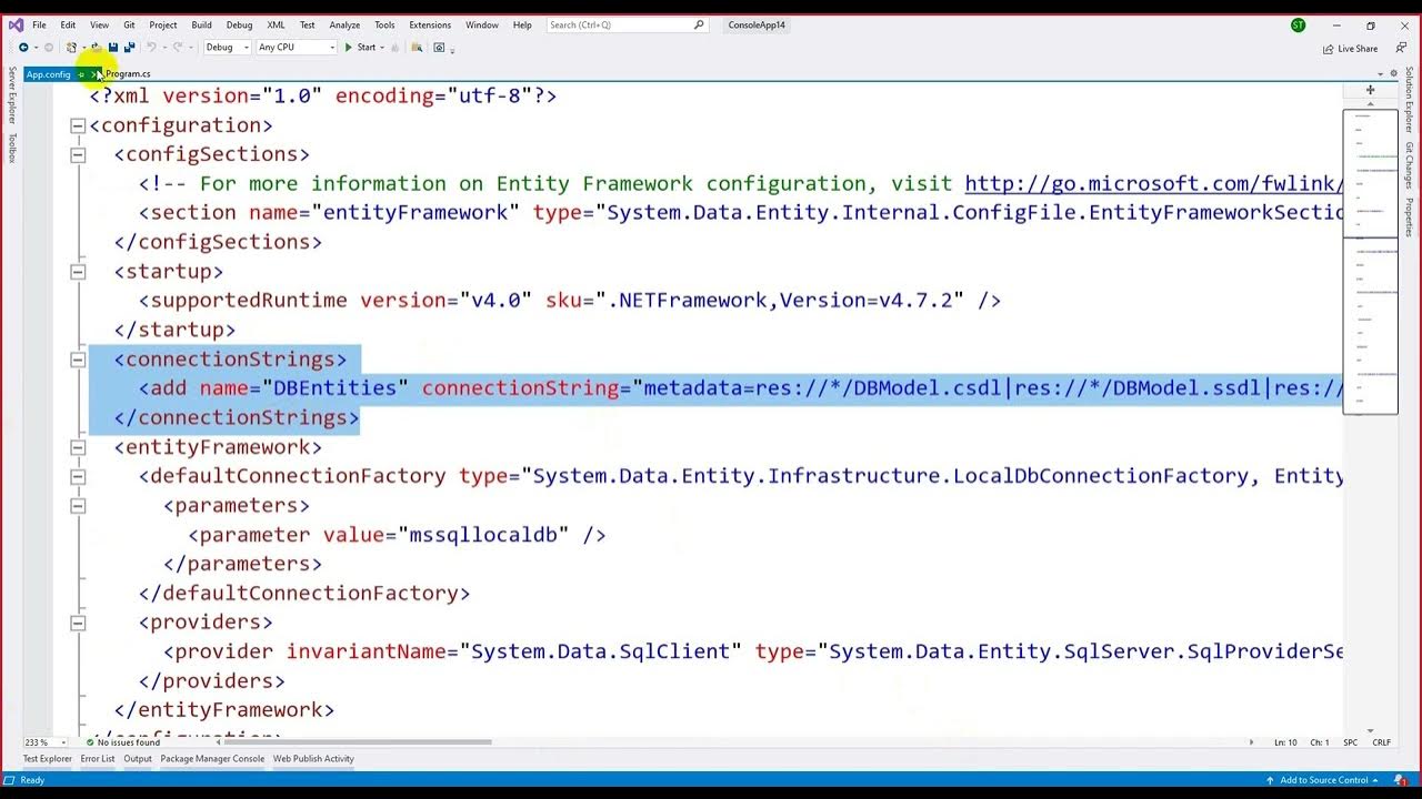 DB First Approach in Entity Framework | Complete Guide | DotNet Academy - YouTube