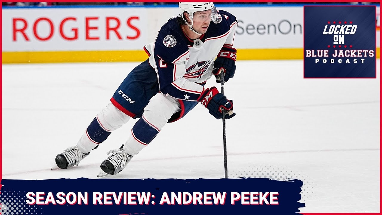 Blue Jackets 22-23 Season Review: Andrew Peeke - YouTube