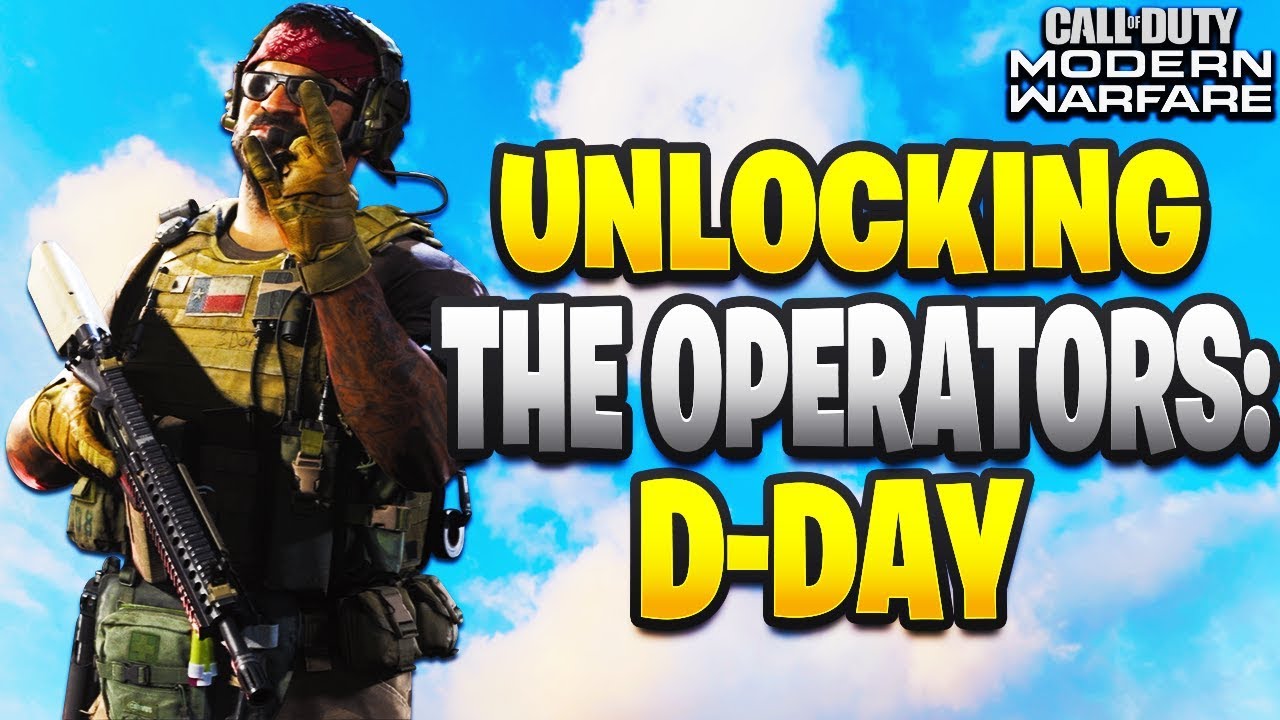 HOW TO UNLOCK the OPERATORS in MODERN WARFARE: D-DAY OPERATOR EASY ...