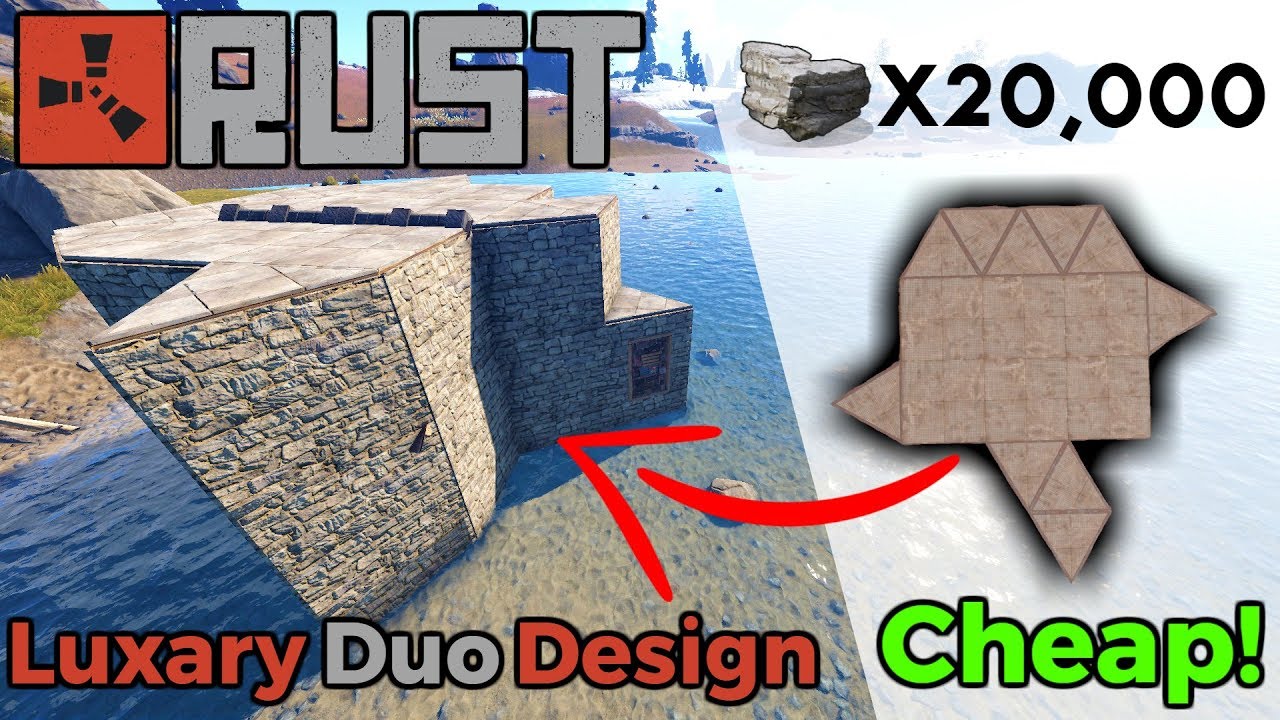 RUST | Luxury Duo Base Design! | INEXPENSIVE - YouTube