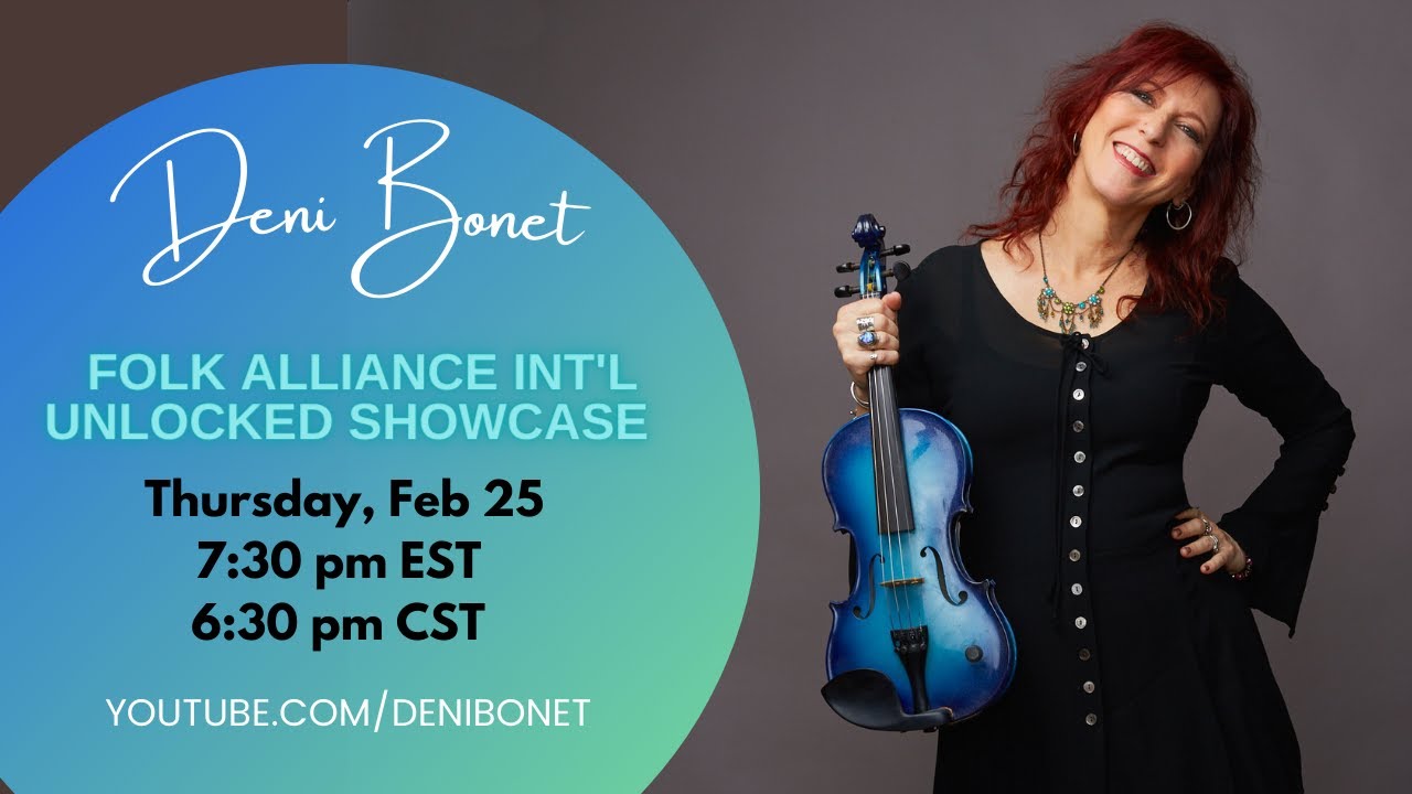 Deni Bonet - Folk Alliance International Unlocked Showcase #2 - YouTube