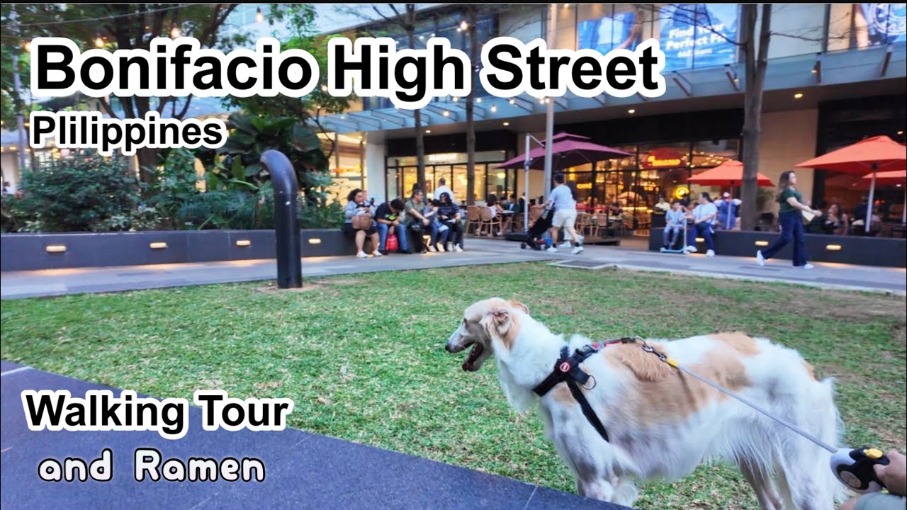 【4K】HIGH STREET BGC Walking Tour and Eat ,Sunday early evening,manila ...