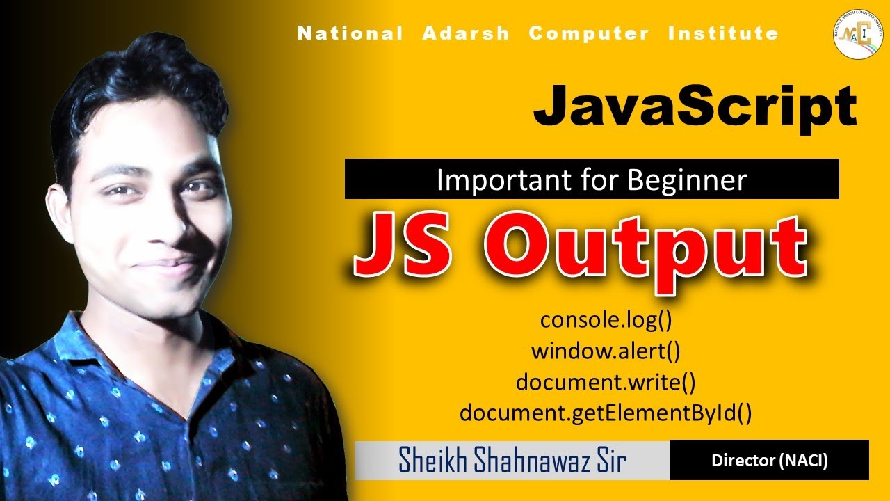 JavaScript Output - YouTube