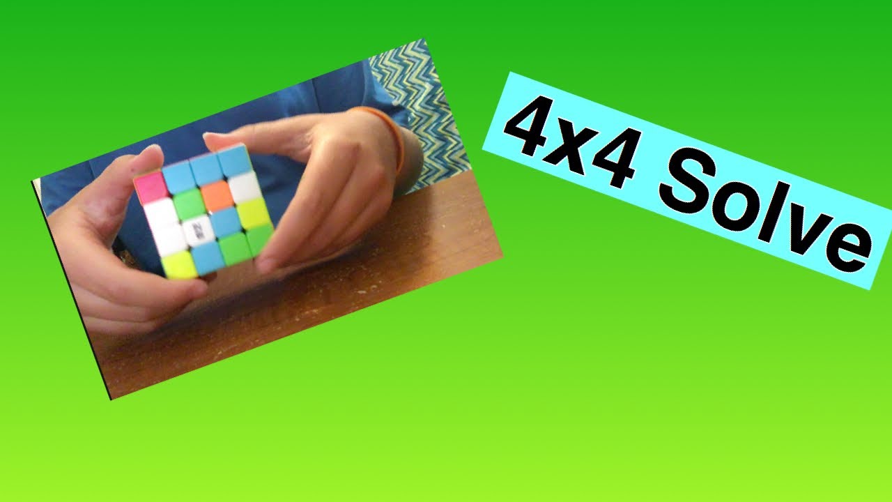 4x4 solve - YouTube