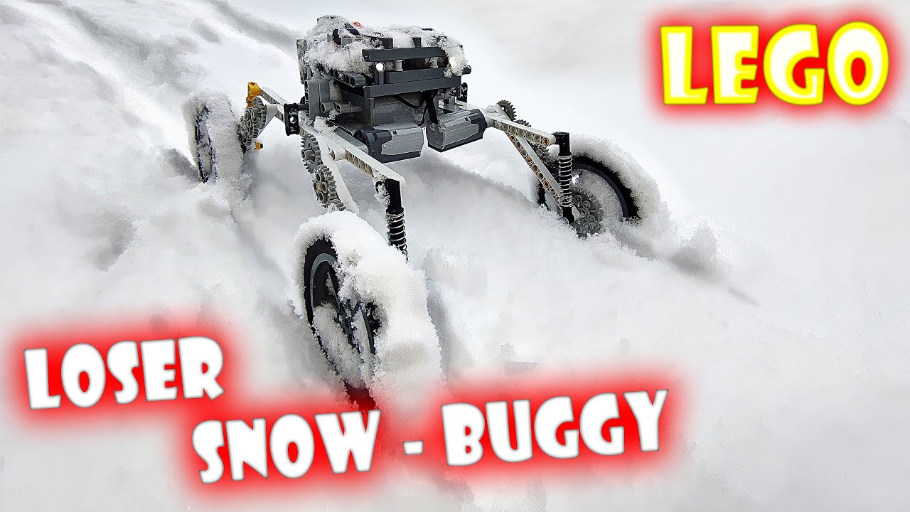 LEGO Loser Snow-Buggy 4x4 RC car FAIL - YouTube