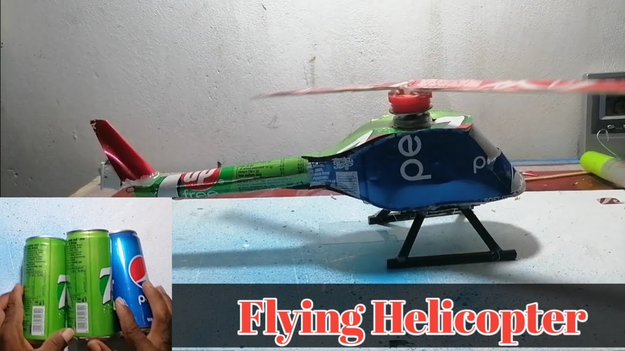 How to make mini Helicopter - YouTube