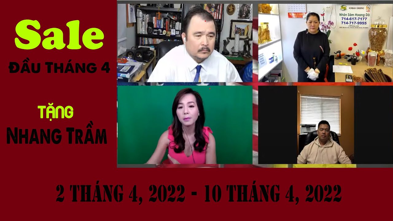 4-2-2022 Sale Đầu Tháng 4 với HuyDuc TV, Thanh Thanh, Sean Le - YouTube