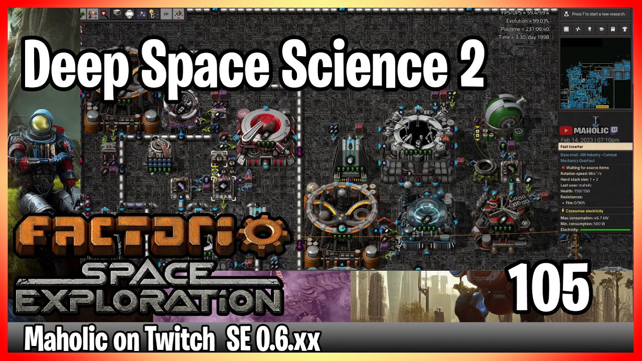 ⚙️Factorio ️ Deep space science 2 Space exploration 0.6 🏭⚙️| Gameplay ...
