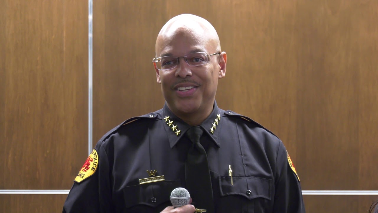 Swearing In Ceremony of Waterloo Police Chief Joel Fitzgerald - YouTube