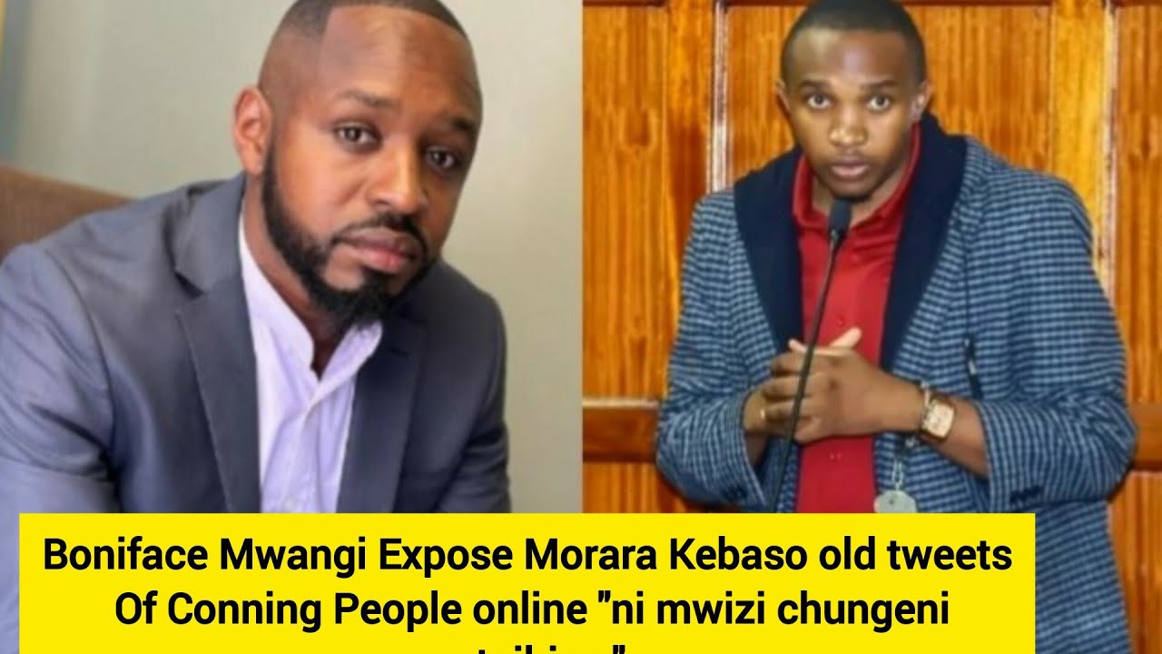 Boniface Mwangi Expose Morara Kebaso old tweets Of Conning People ...