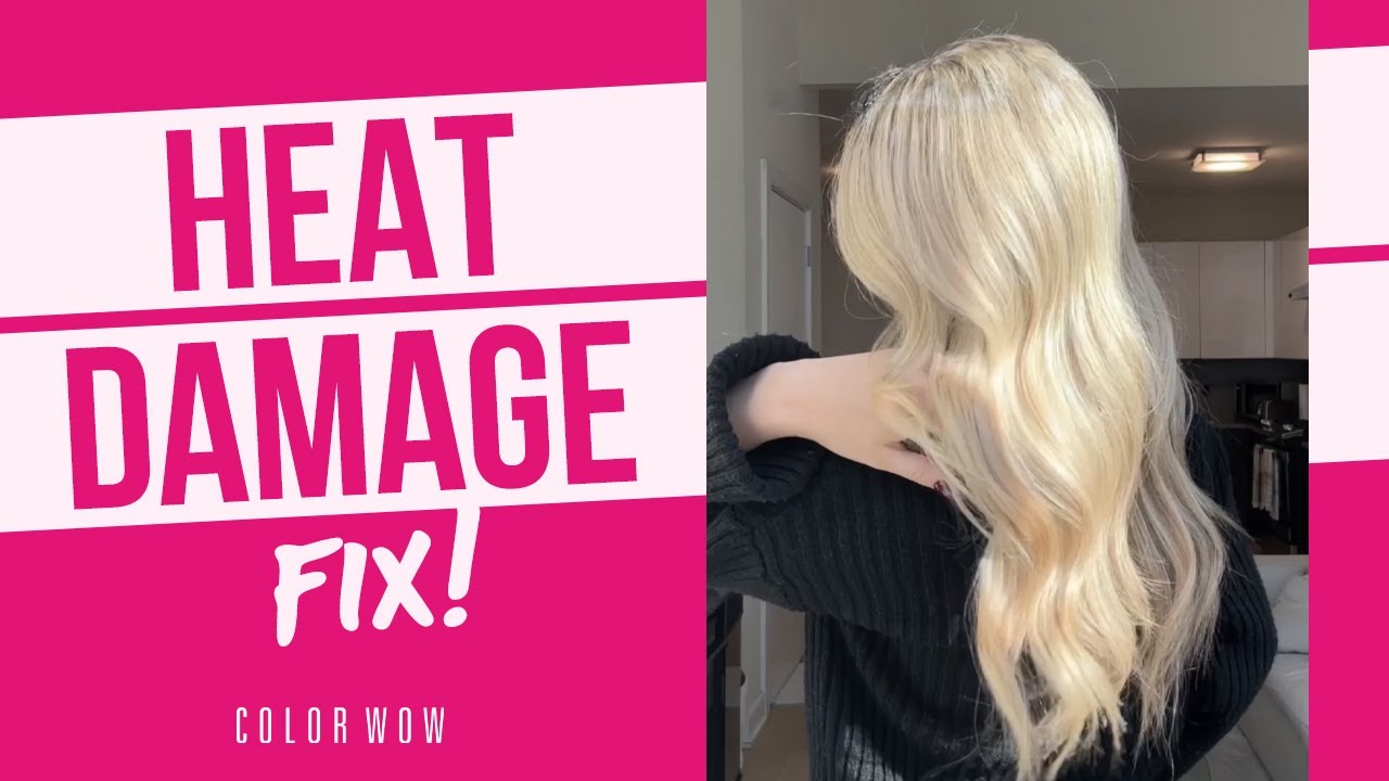 Discover How to Repair Heat Damaged Hair with Color Wow Kale Cocktail ...