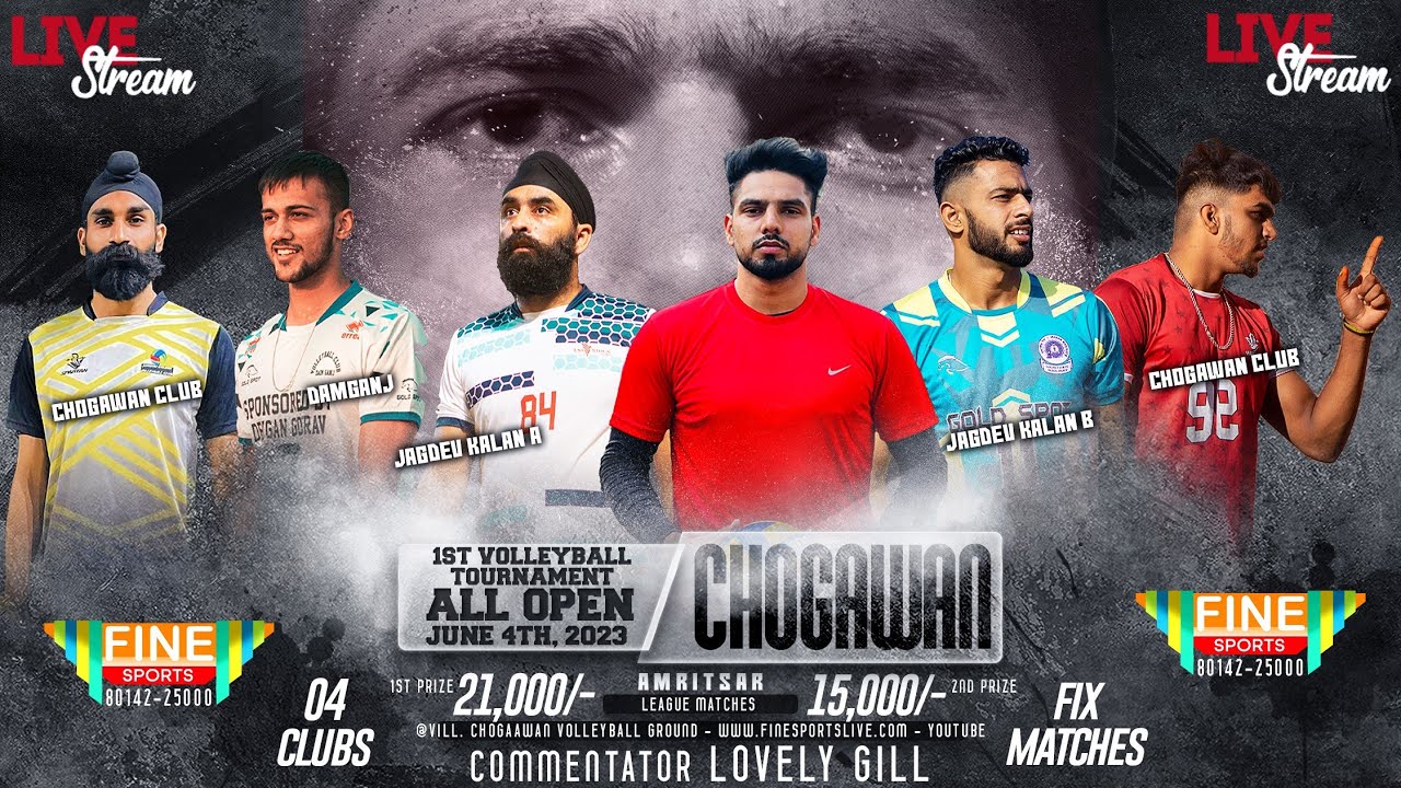 Chogawan (ASR) || Leauge Volleyball Tournament || @FineSportsLive - YouTube