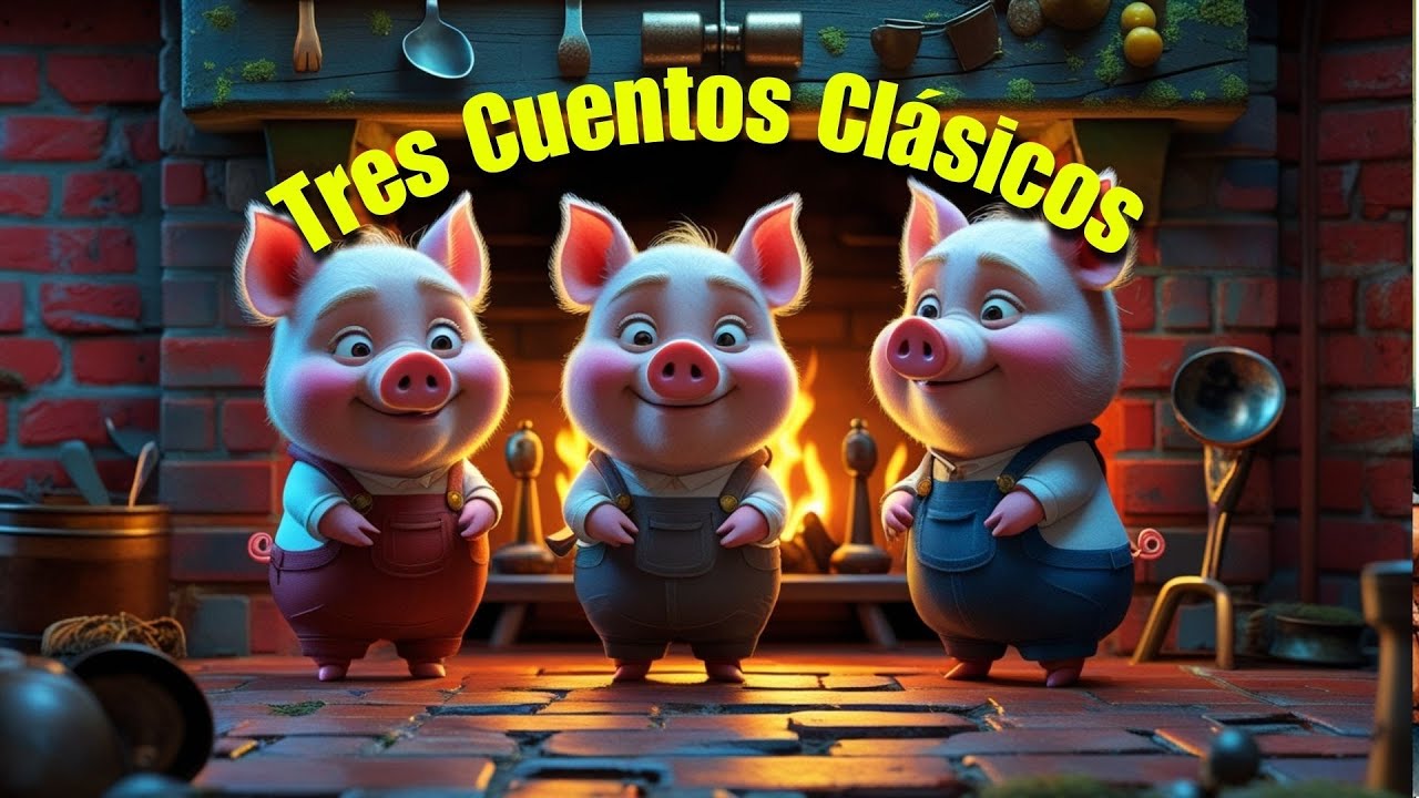 Cuentos clásicos Los tres cerditos y mas| Cuento Infantil Narrado ...
