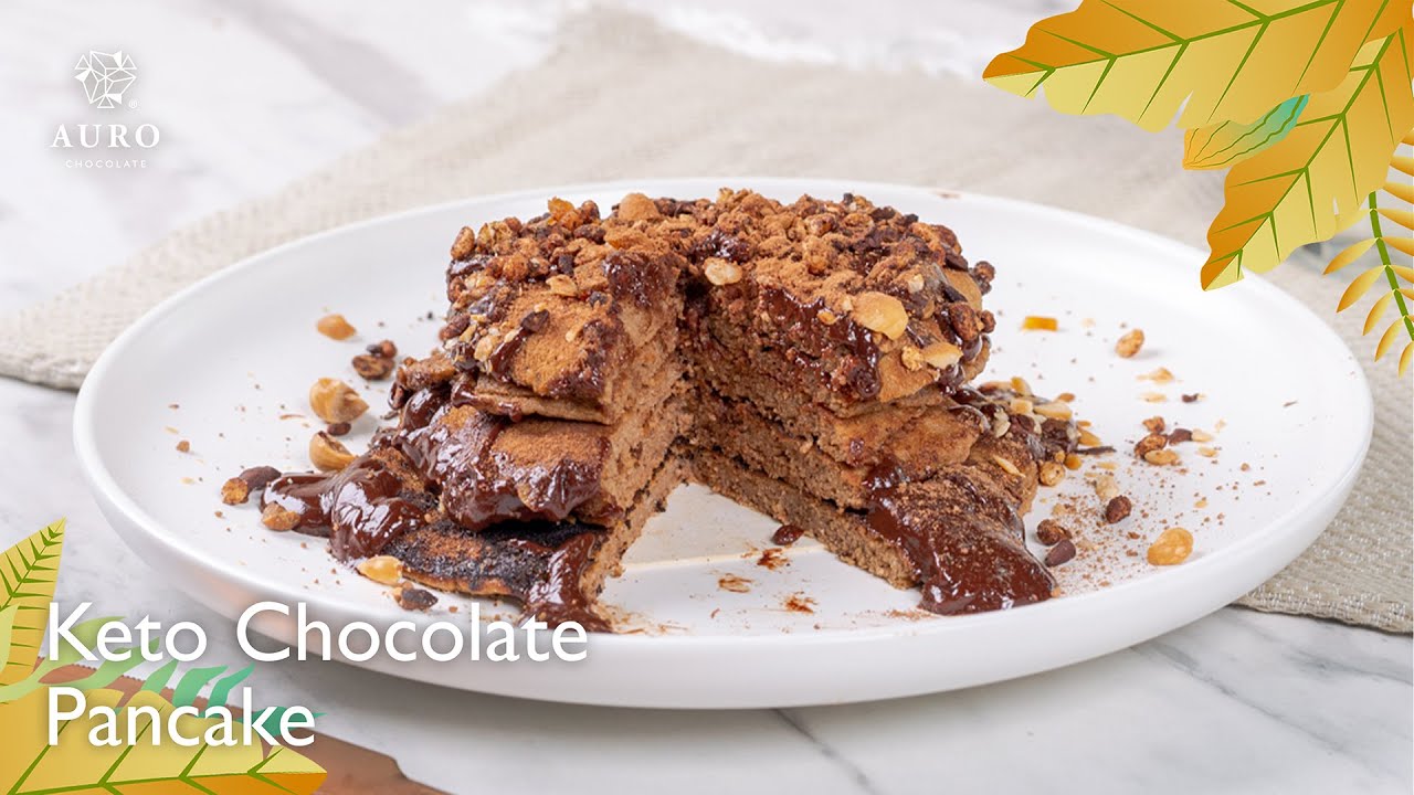 Quick and Easy Chocolate Overload Keto Pancakes | Auro Tasty Treats ...