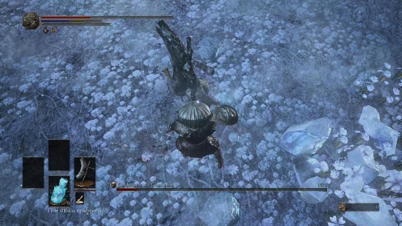 DARK SOULS III Garde stèle Weapon art only/no heal - YouTube