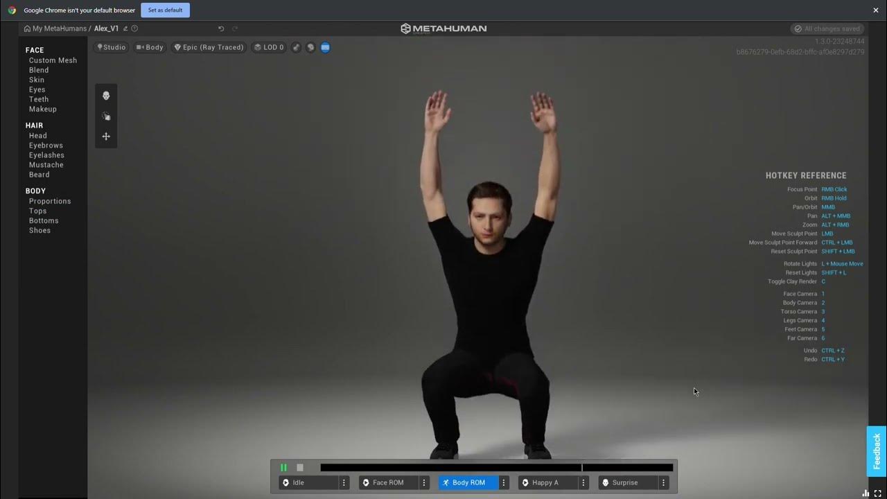 MetaHuman Me V1.1 Fully Body Movement - YouTube
