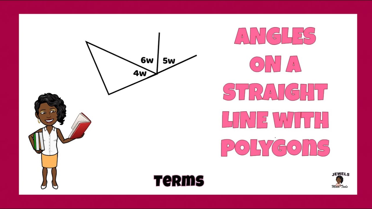Angles Straight Line with Polygons and Terms Part 4 - YouTube