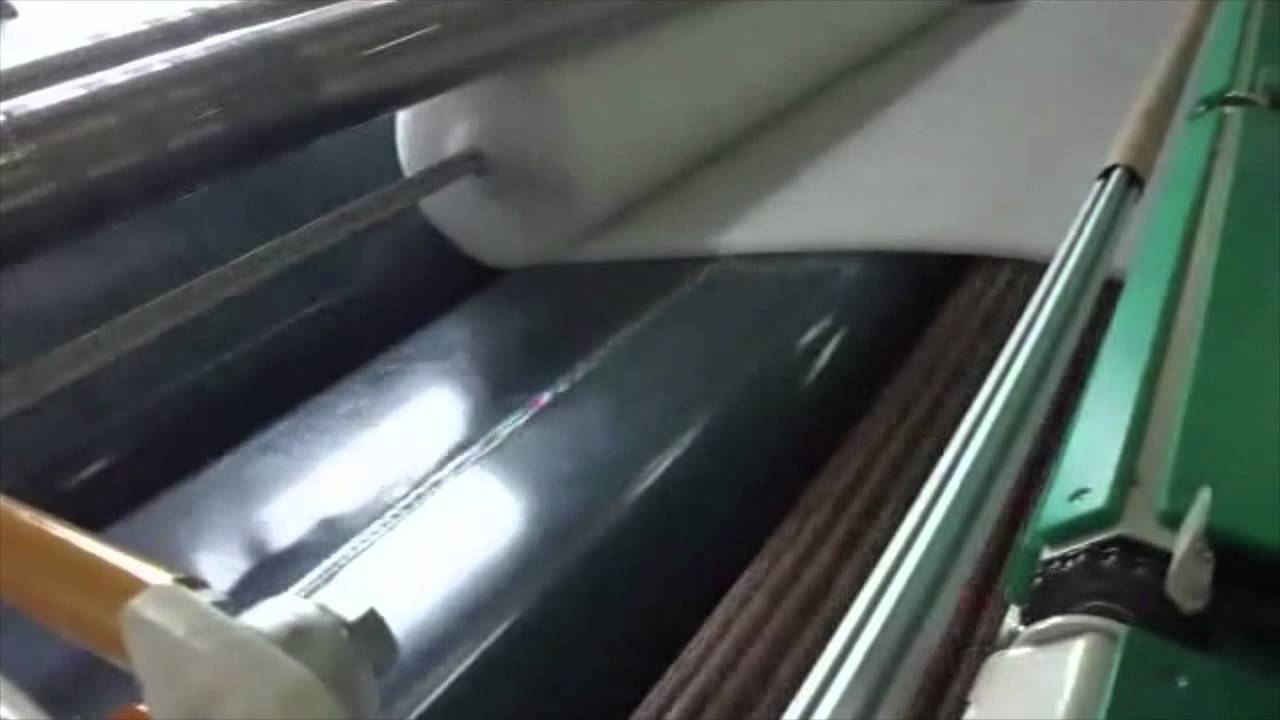 Automatic wadding winder end of line - YouTube