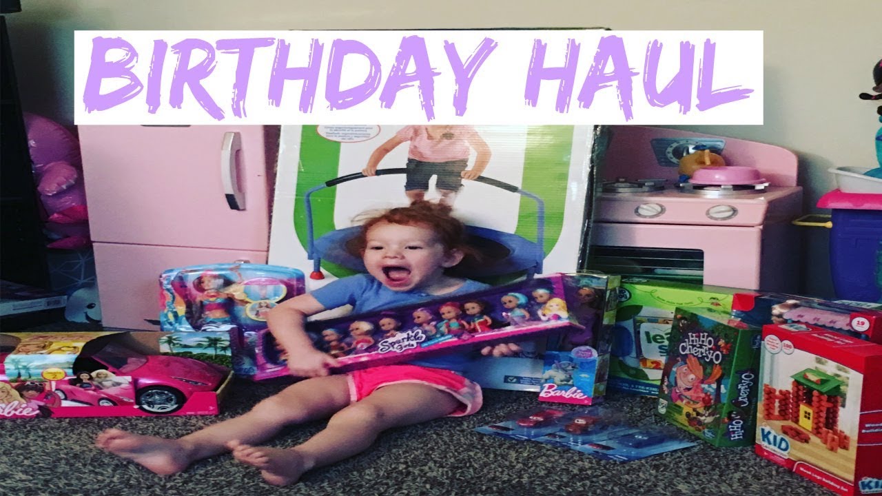 BIRTHDAY HAUL - YouTube