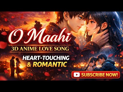  ❤ O Maahi – 3D Anime Love Story ❤ | ❤ Heart Touching Romantic Song | 🎵   💖 💙 |A-Kmelodies |