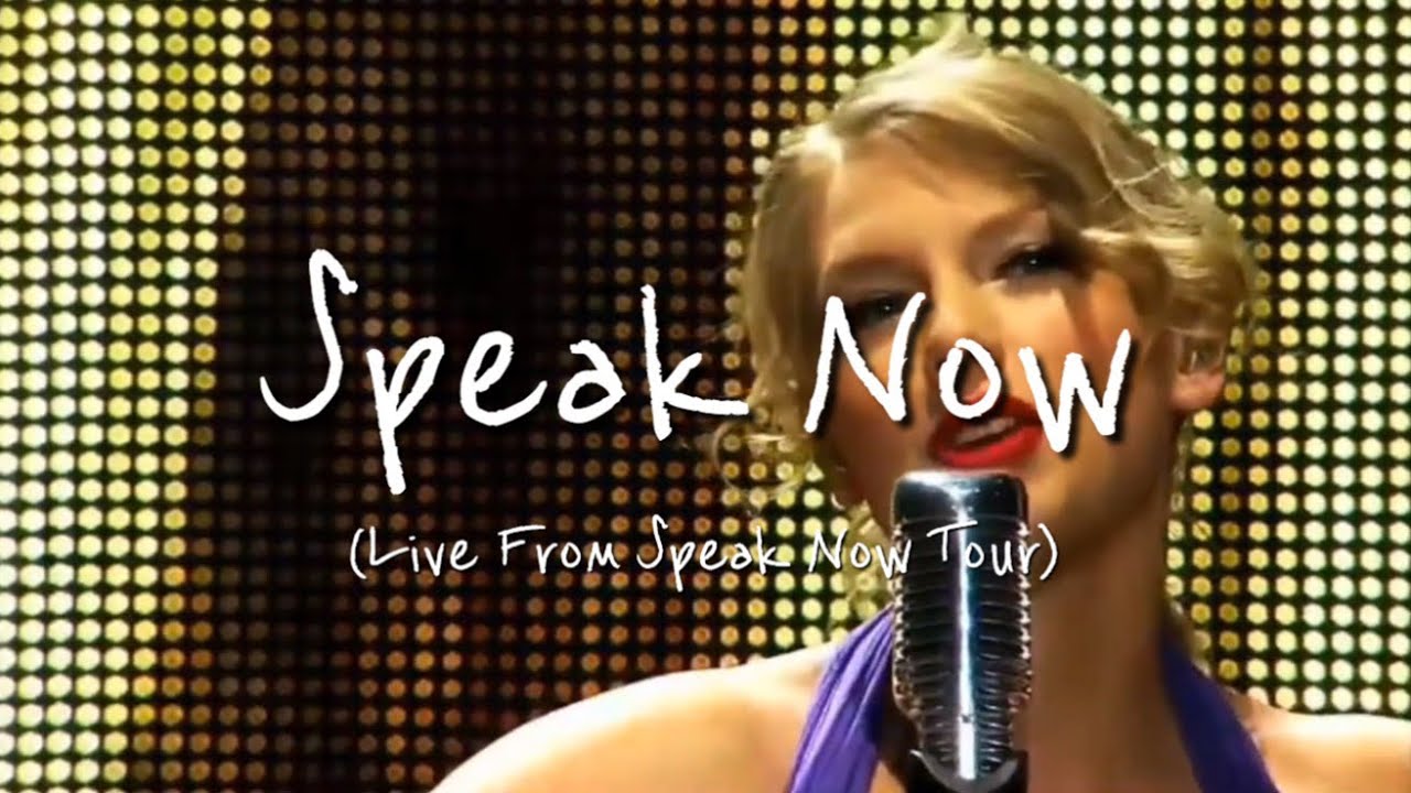 💜Speak Now (Taylor's Version) 7월 7일 발매💜 Taylor Swift - Speak Now (Live ...