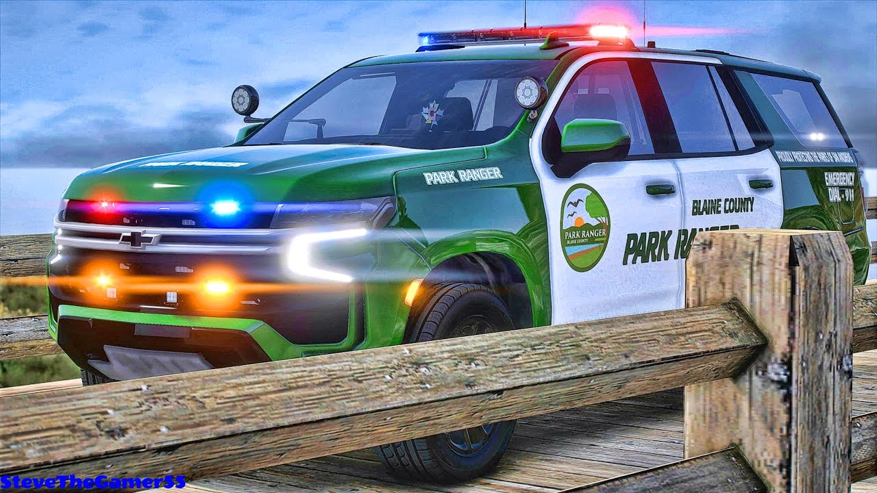 Playing GTA 5 As A POLICE OFFICER Park Ranger Patrol| GTA 5 Lspdfr Mod ...