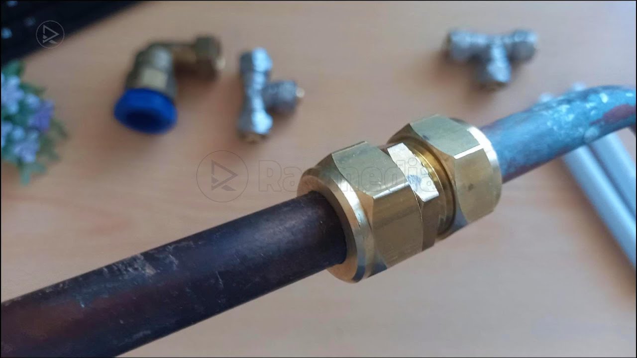 DIY Plumbing: No Solder Needed - Connect Compression Fittings Copper ...