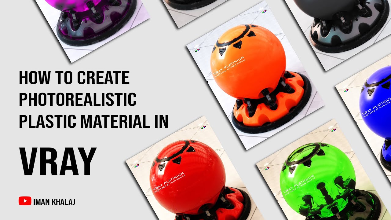 HOW TO CREATE REALISTIC PLASTIC MATERIALS IN VRAY | PART 04 | ساخت ...