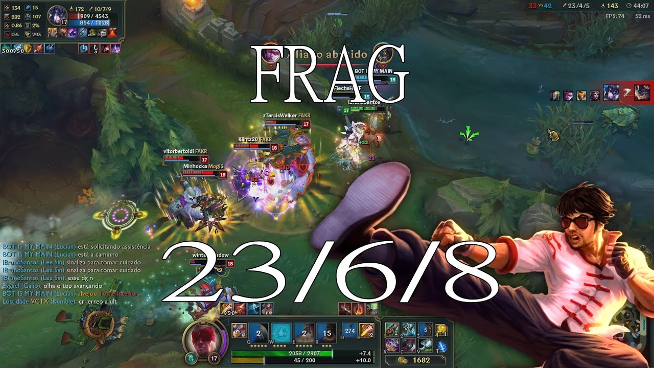 LEAGUE OF LEGENDS PARTIDA COMPLETA 12 LEE SIN LOSE LOL FULL (1080P ...