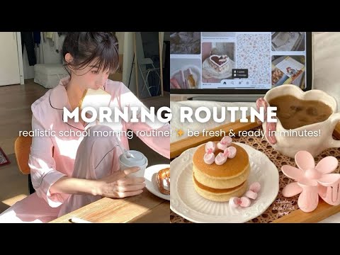 10-19 yrs old | school morning routine for girls ⏰✨