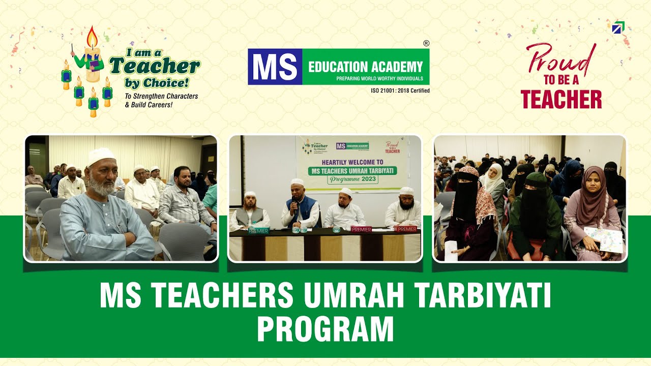 Training for the Umrah: MS Education Academy's Staff gets ready for ...