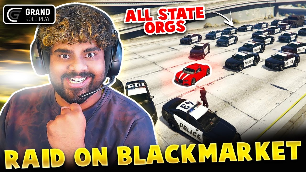 Badass Black Market Raid In Grand RP | GTA 5 RP | Sahara YT - YouTube