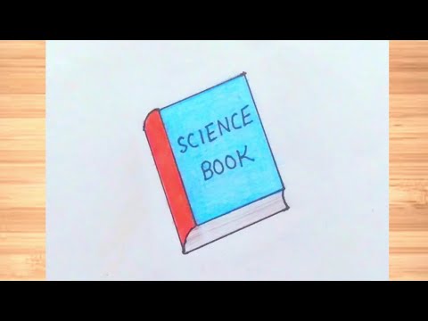 How to draw a book step by step very easy /simple book drawing / किताब ...