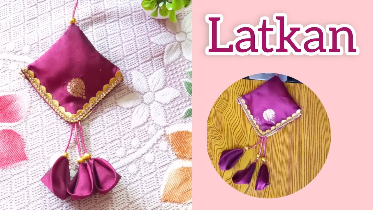 Latkan / Easy Latkan Design / Latkan For Blouse / Blouse Latkan Making ...