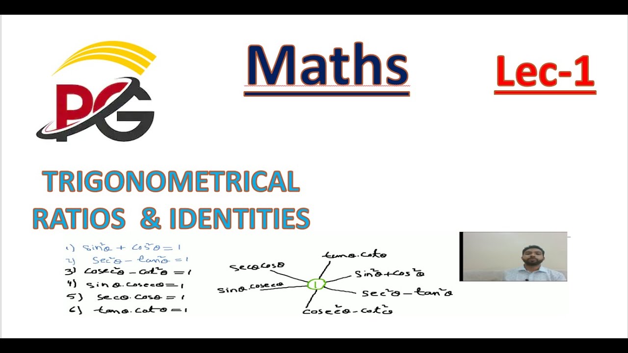 Trigonometry class 11.Lec1. Trigonometrical and ratios identities - YouTube