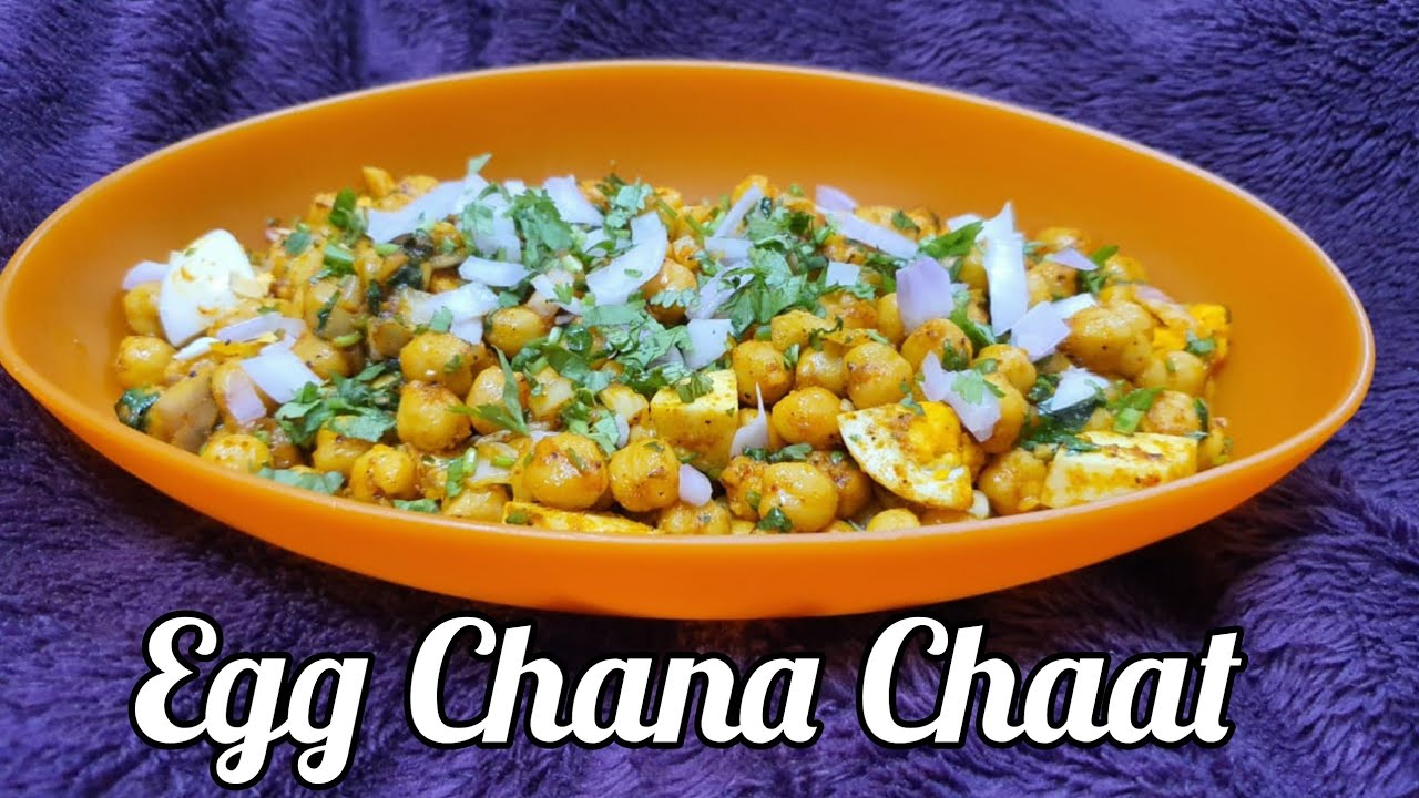 Healthy Egg Chana Chaat ll Iftar Special Recipe ll Easy Chana Chaat ll ...