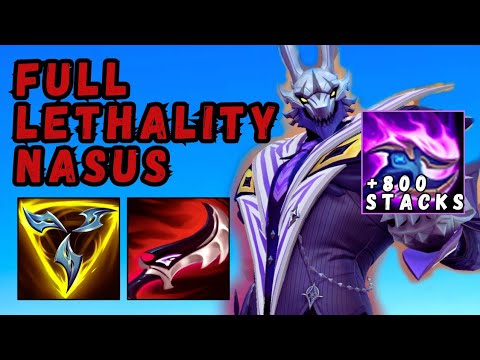 I BUILD FULL LETHALITY NASUS FOR YOUR CURIOSITY | WildRift Season 15 ...