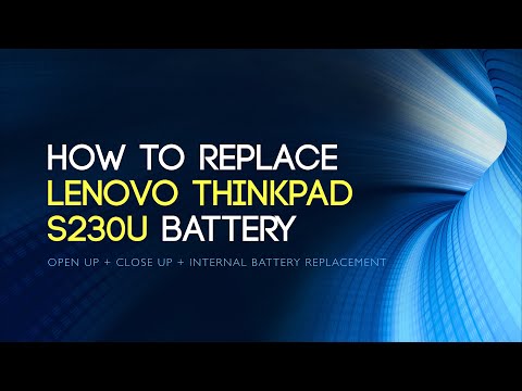 Replace Lenovo Thinkpad Twist/Edge s230u Internal Battery-Fits 45N1092 45N1093 45N1094 etc.