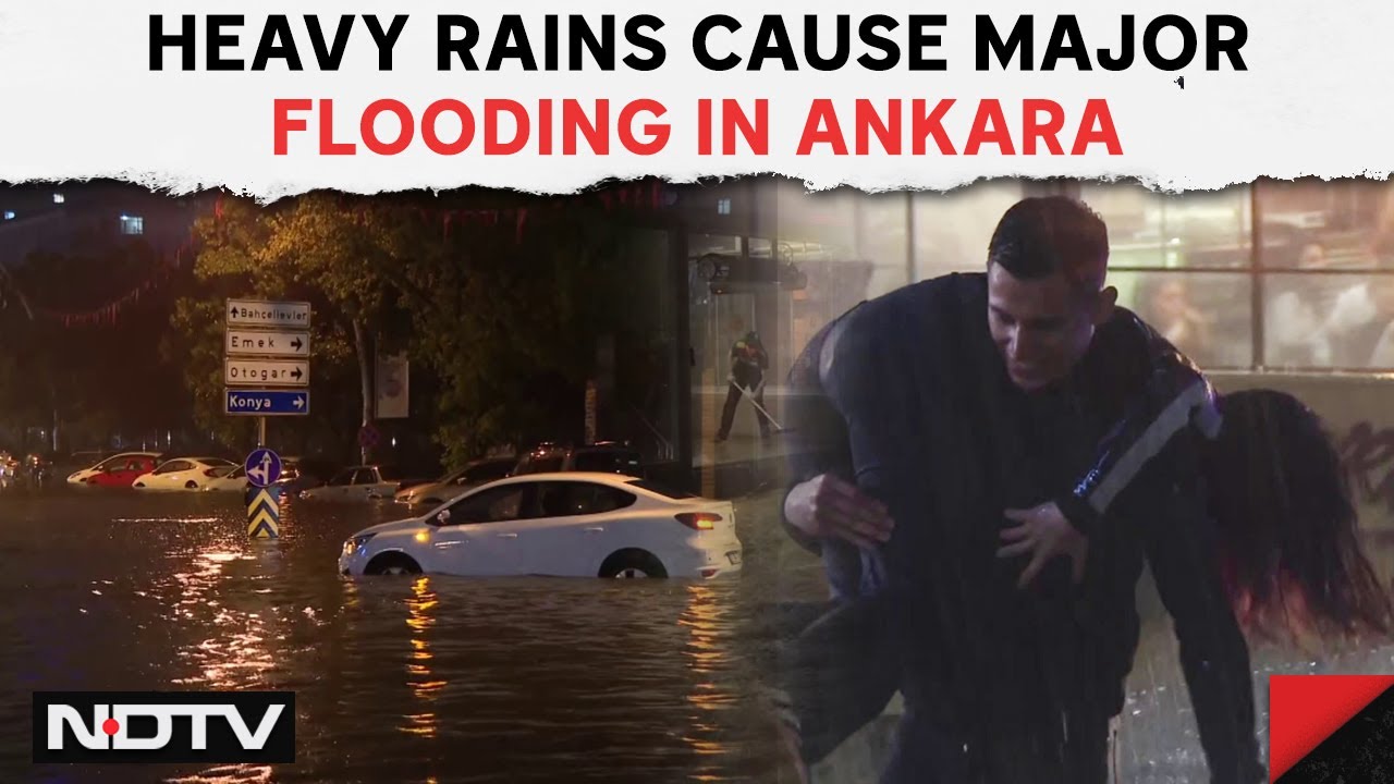Turkey Rains | Rain With Severe Thunderstorm Causes Flooding Chaos In ...