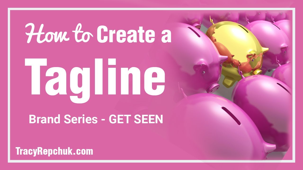 How to Create a Tagline - Brand and Message Creation - YouTube