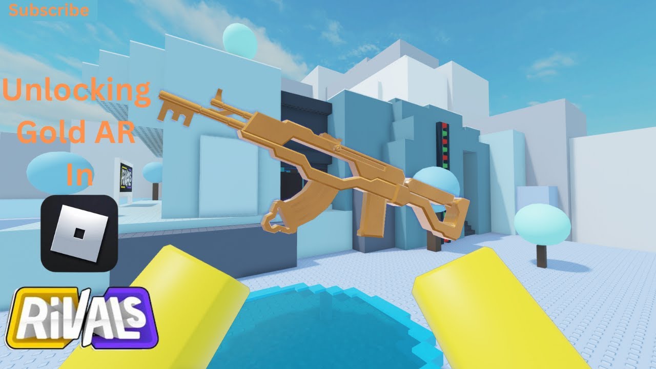 Unlocking Gold Camo on AR Roblox Rivals - YouTube