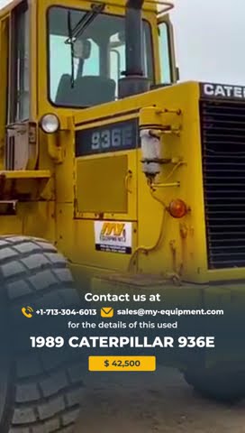 CAT 936E Wheel Loader For Sale - YouTube