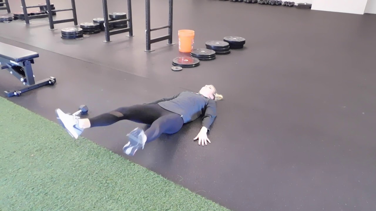 Supine Scissor Kicks - YouTube