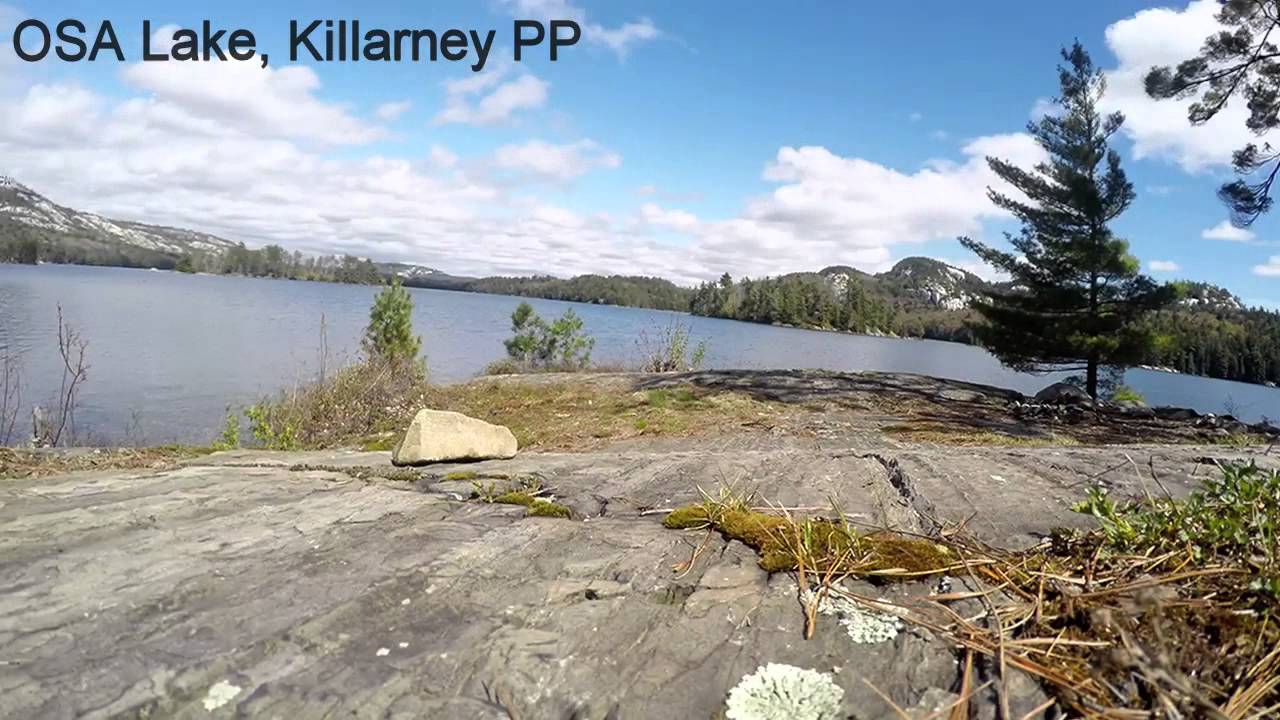 Killarney campsite time-lapse on OSA Lake - YouTube