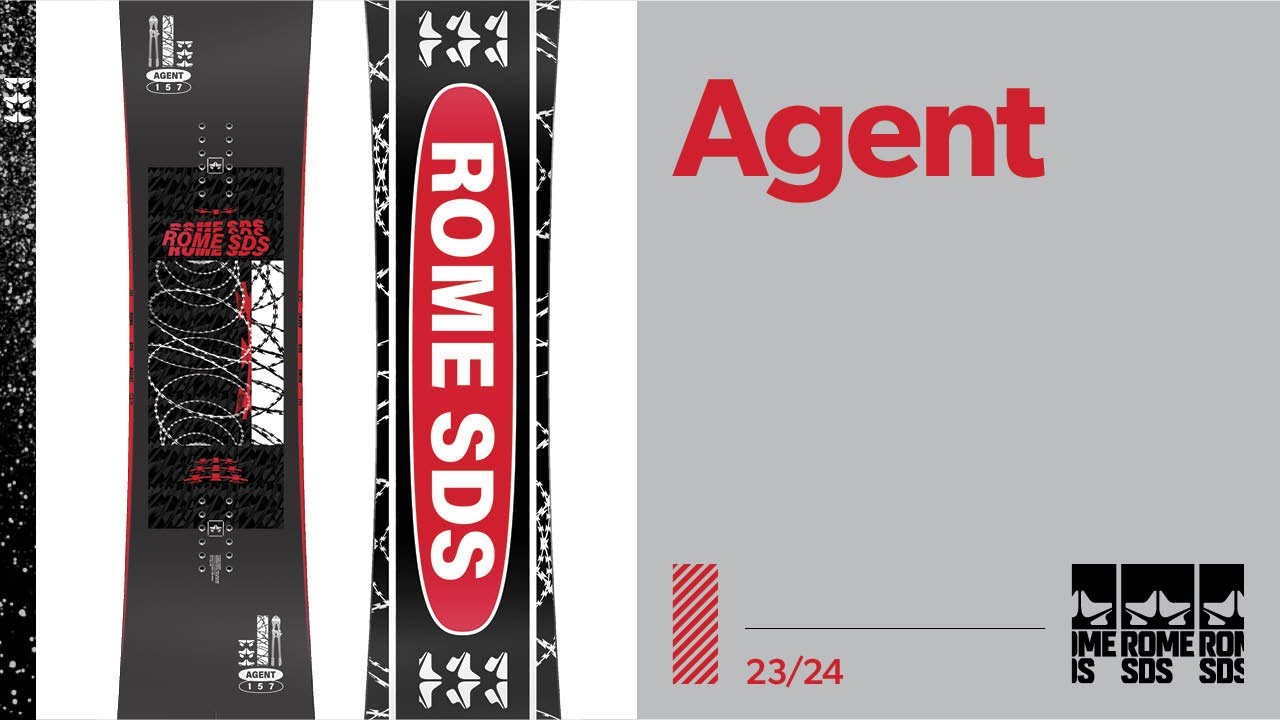 2024 Rome Agent Snowboard - YouTube