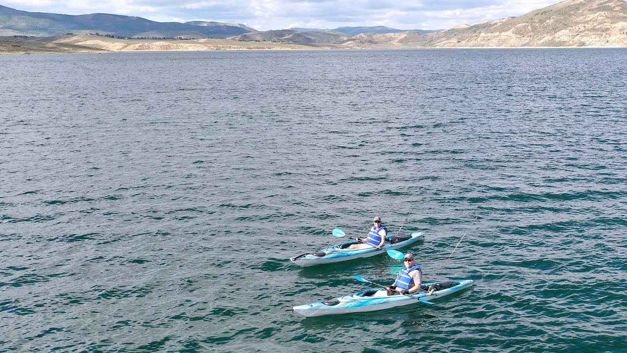 Kayaking at Strawberry Reservoir in Utah - YouTube