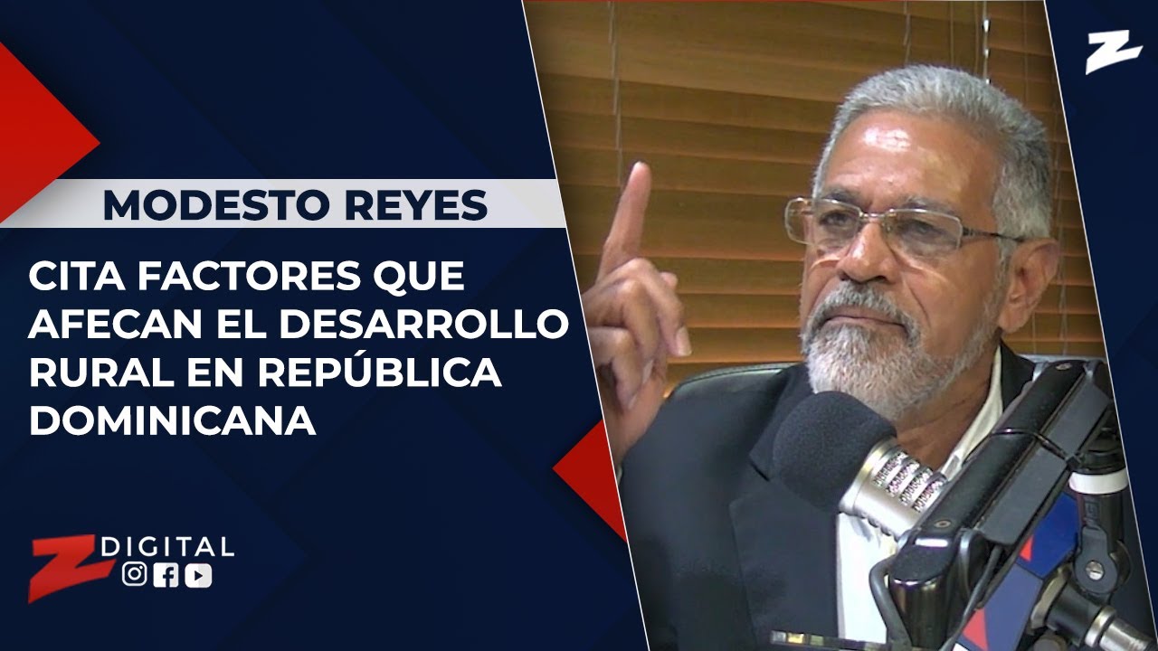 Investigador Modesto Reyes cita factores que afectan el desarrollo ...
