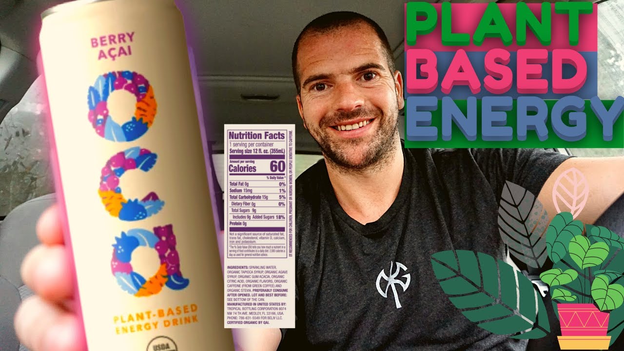 OCA BERRY AÇAI - Plant Based Energy Drink Review - YouTube
