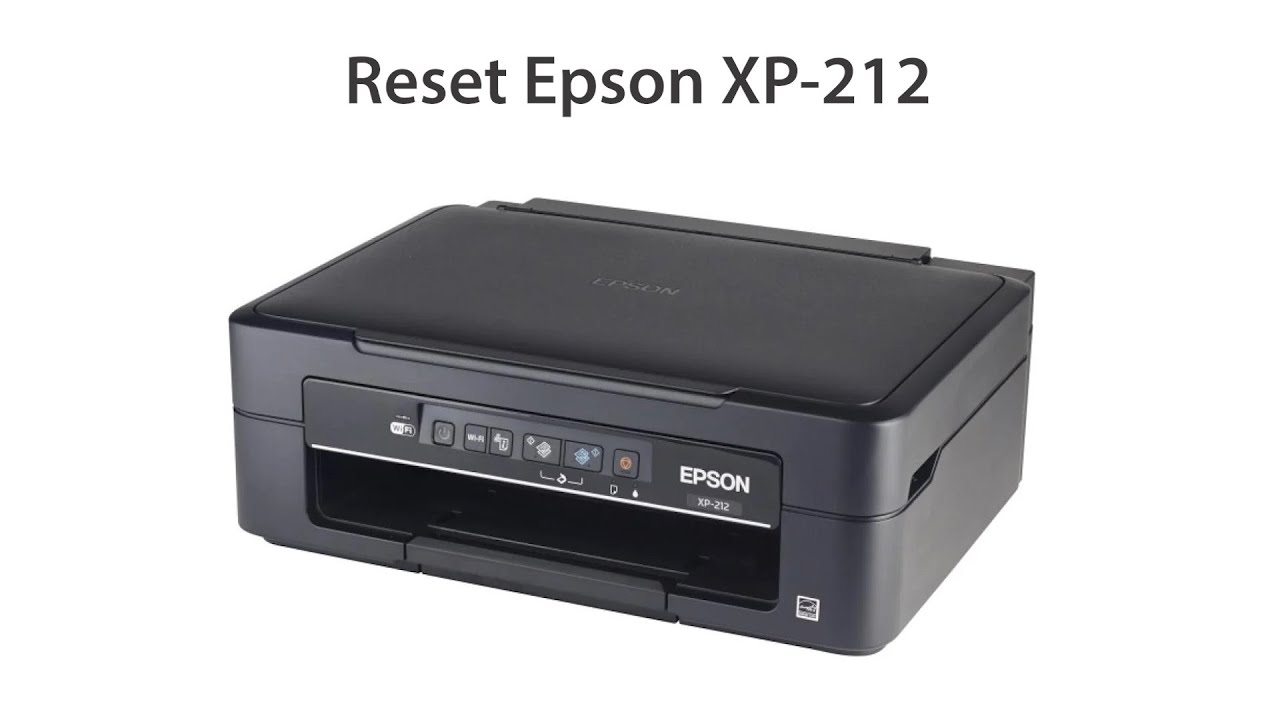 Reset Epson XP 212 Wicreset Key - YouTube