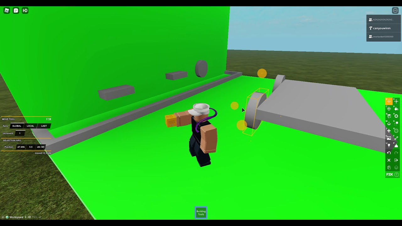 How to Make a car with ROBLOX btools - YouTube